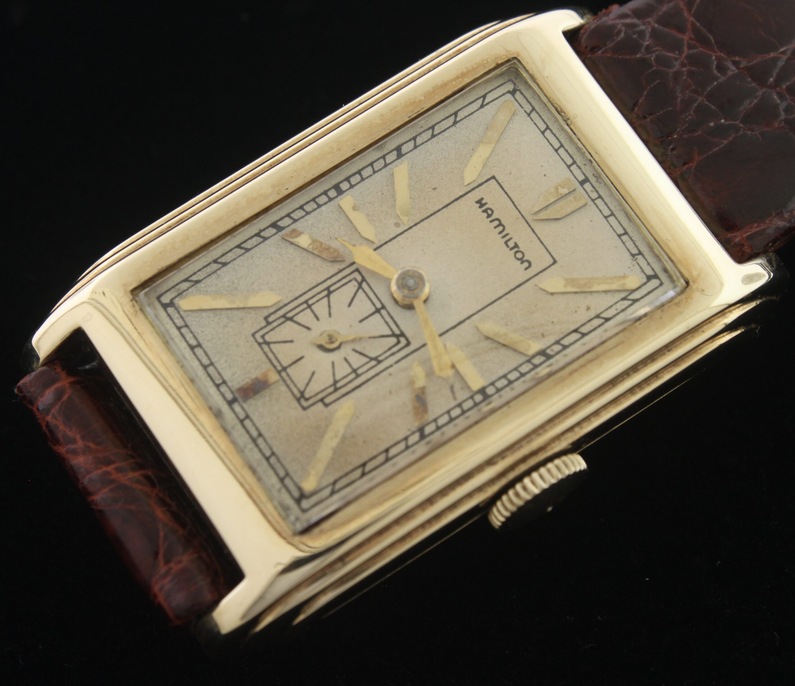 Hamilton LIVINGSTONE Yellow Gold Watch SOLD - The Illinois Watch
