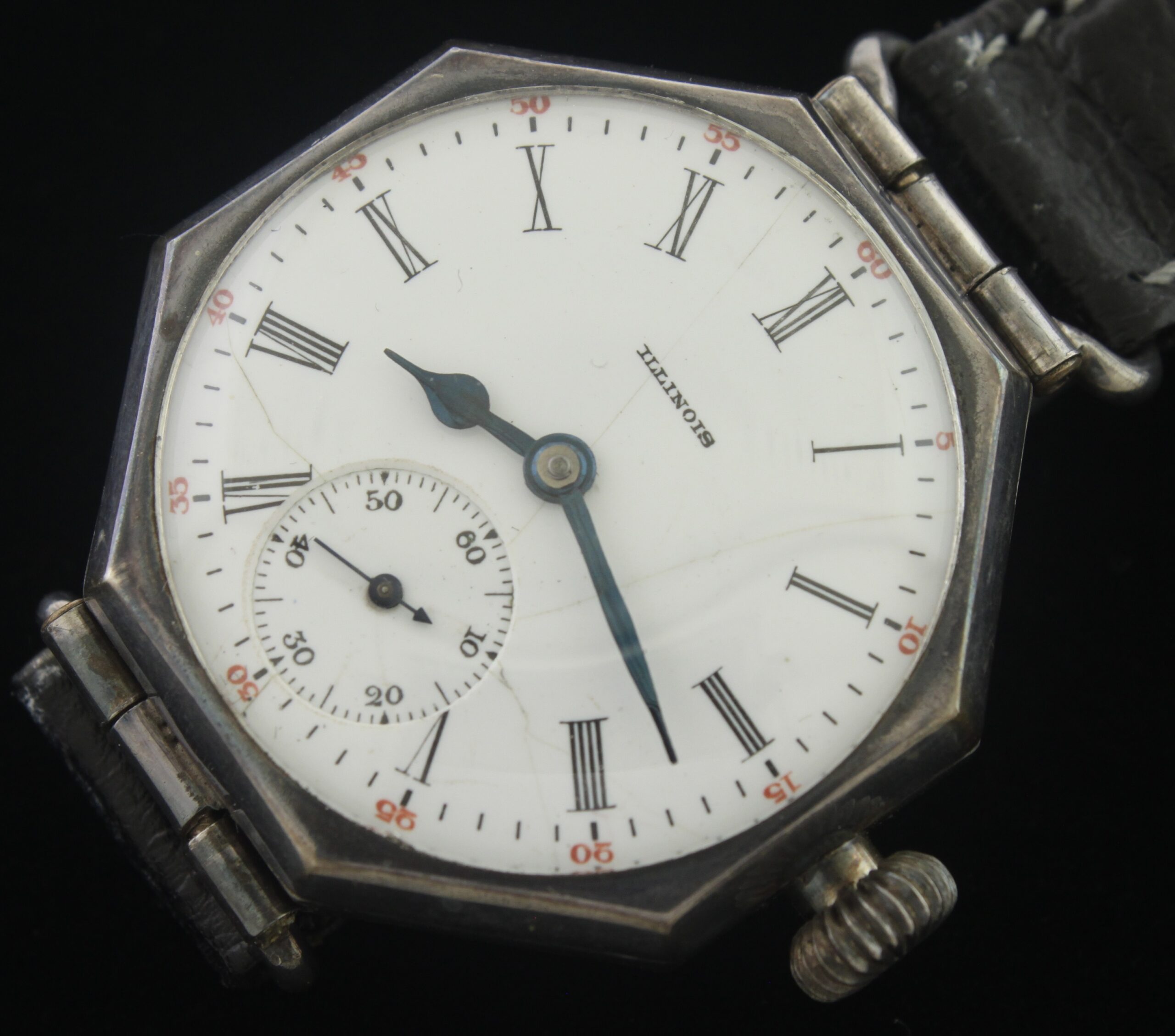 Illinois ADMIRAL EVANS Sterling WWI Military Trench Watch - The ...